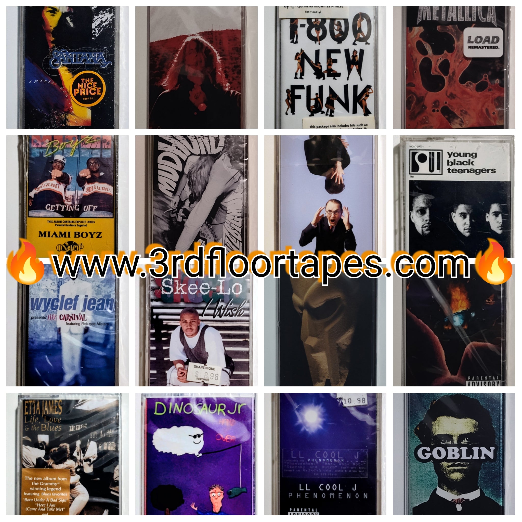 Sealed Cassette Tapes (All genres) – 3rd Floor Tapes