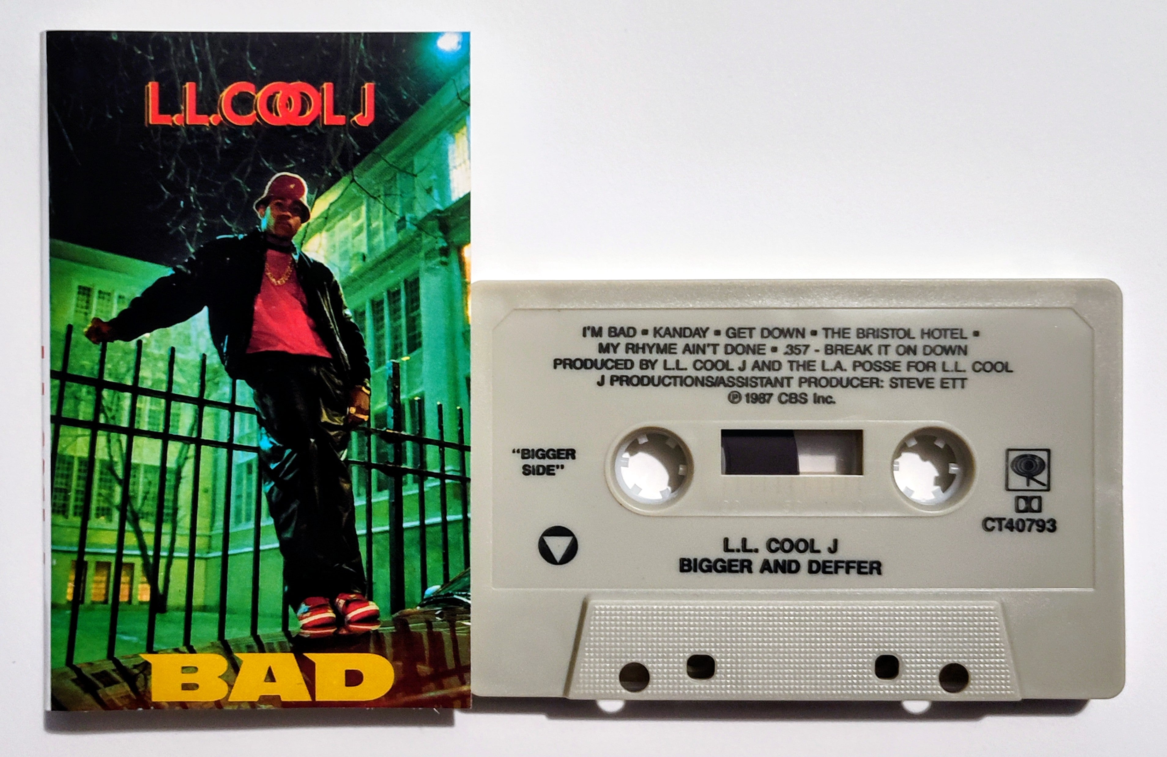 L.L. Cool J - "Bigger And Deffer" - CASSETTE TAPE (DOLBY) VG+/NM – 3rd ...